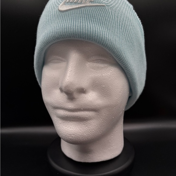 Nike | Accessories | Nike Sky Blue Knit Hat | Poshmark